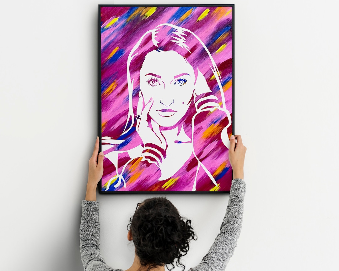 DIY Custom Portrait Gift From Photo, Realistic Giclee Painting ...
