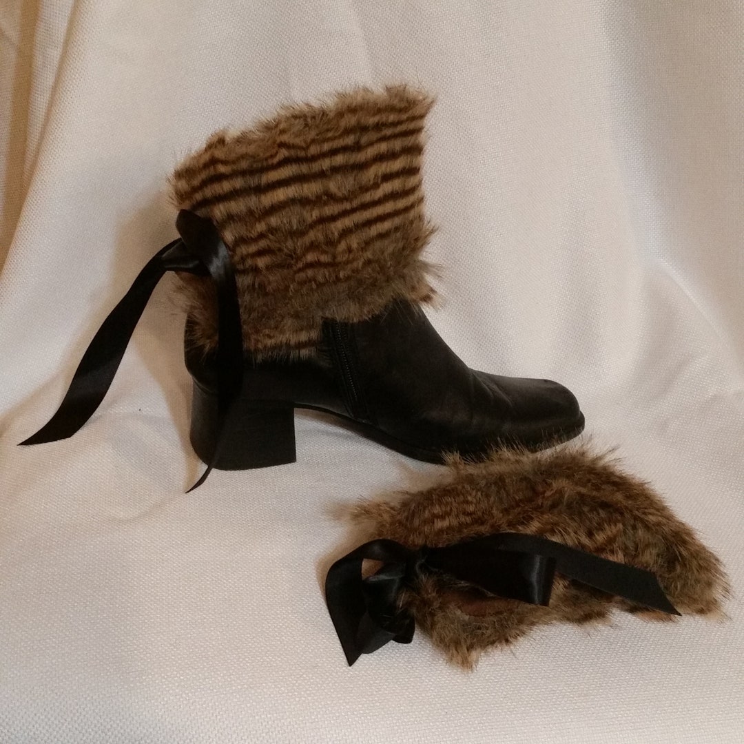 Glamorous Boot Cuffs. Enhance the Look of Your Boots With - Etsy