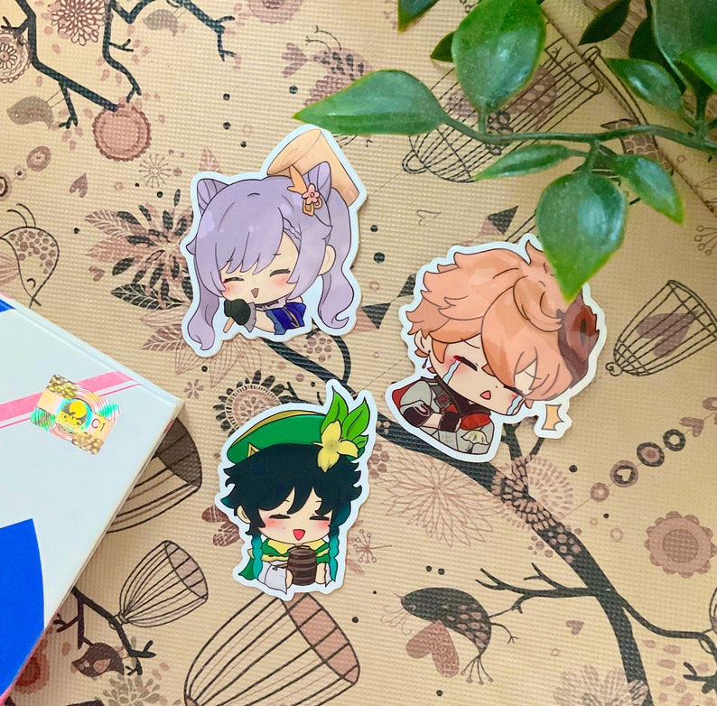 Genshin Impact Stickers - Etsy UK