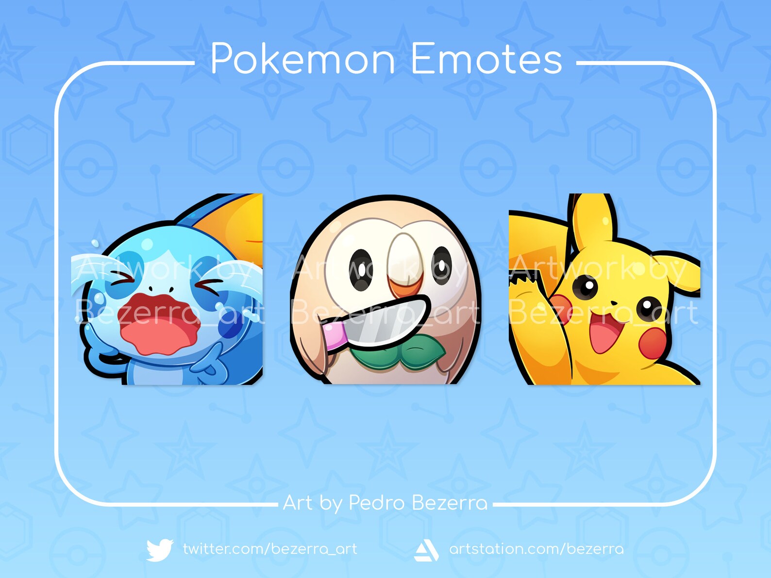 Pokemon Emote/sticker Pack for Twitch Youtube or Discord - Etsy