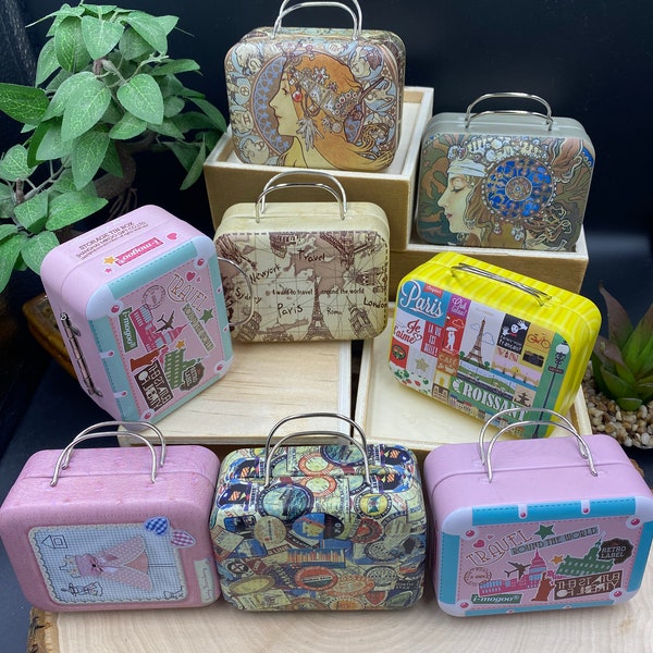 Mini Suitcase - Etsy