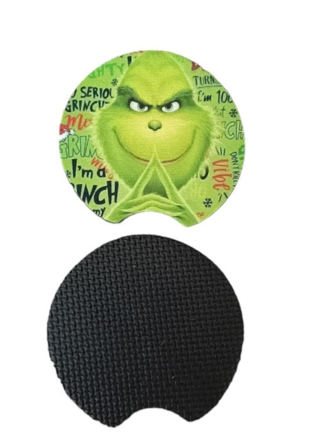 The Grinch Car Cup Coasters Christmas birthday Giftfathers - Etsy