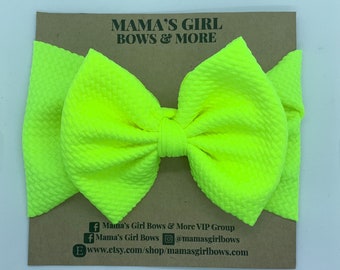Neon Color Bows | Etsy