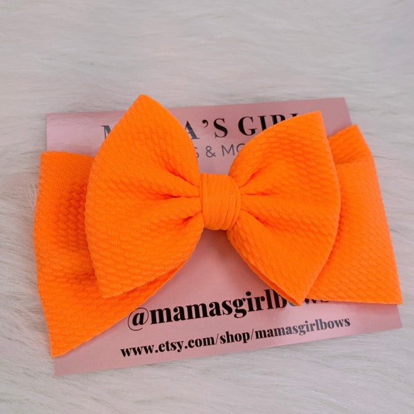 Neon Color Bows - Etsy