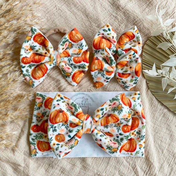 Fall Hair Bow - Etsy