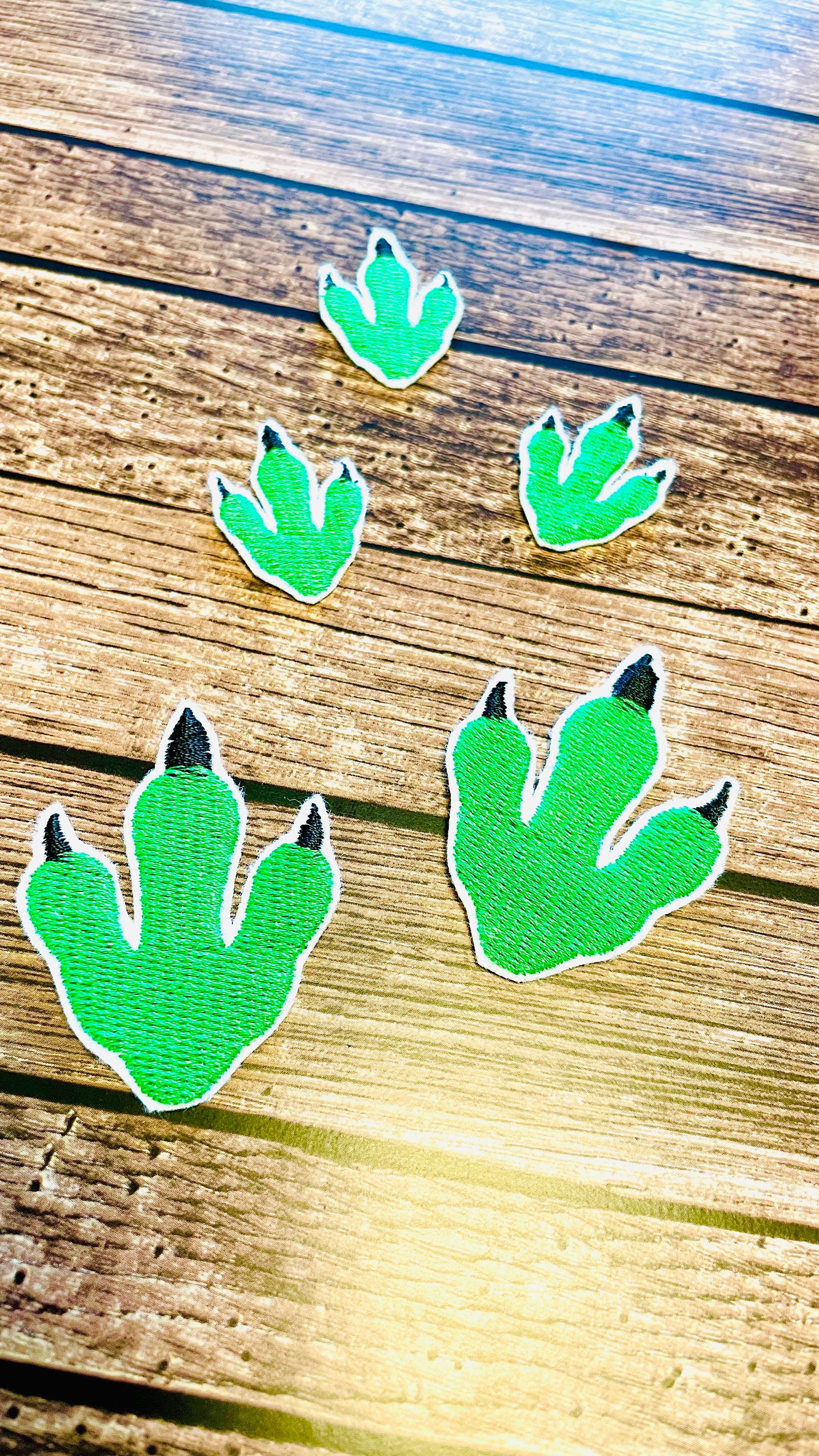Dinosaur Dino Steps 5 Piece Appliqué for School Cone in the - Etsy