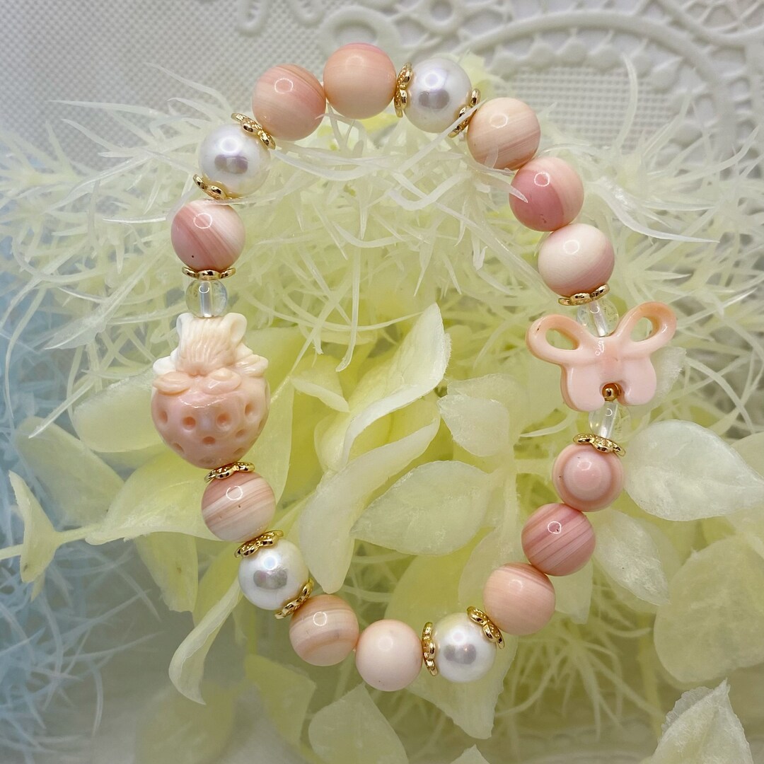 DIY Handmade Queen Conch Shell Rabbit Bunny Bracelet - Etsy