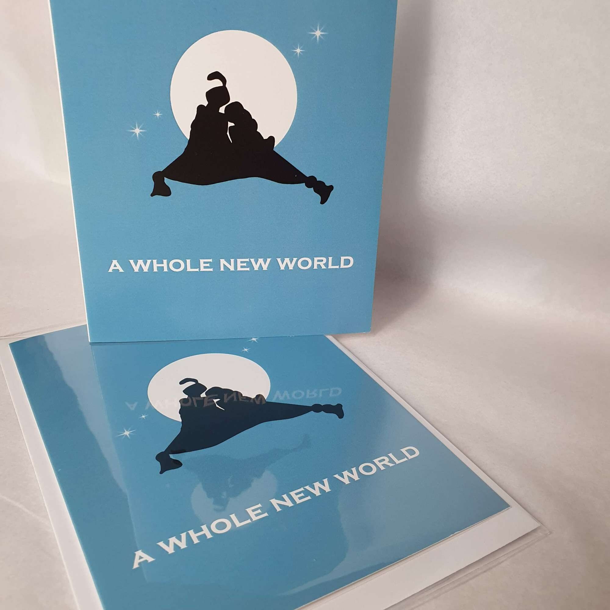 Aladdin Card, Greetings Card, Blank Card, Handmade Card, Artwork Card ...