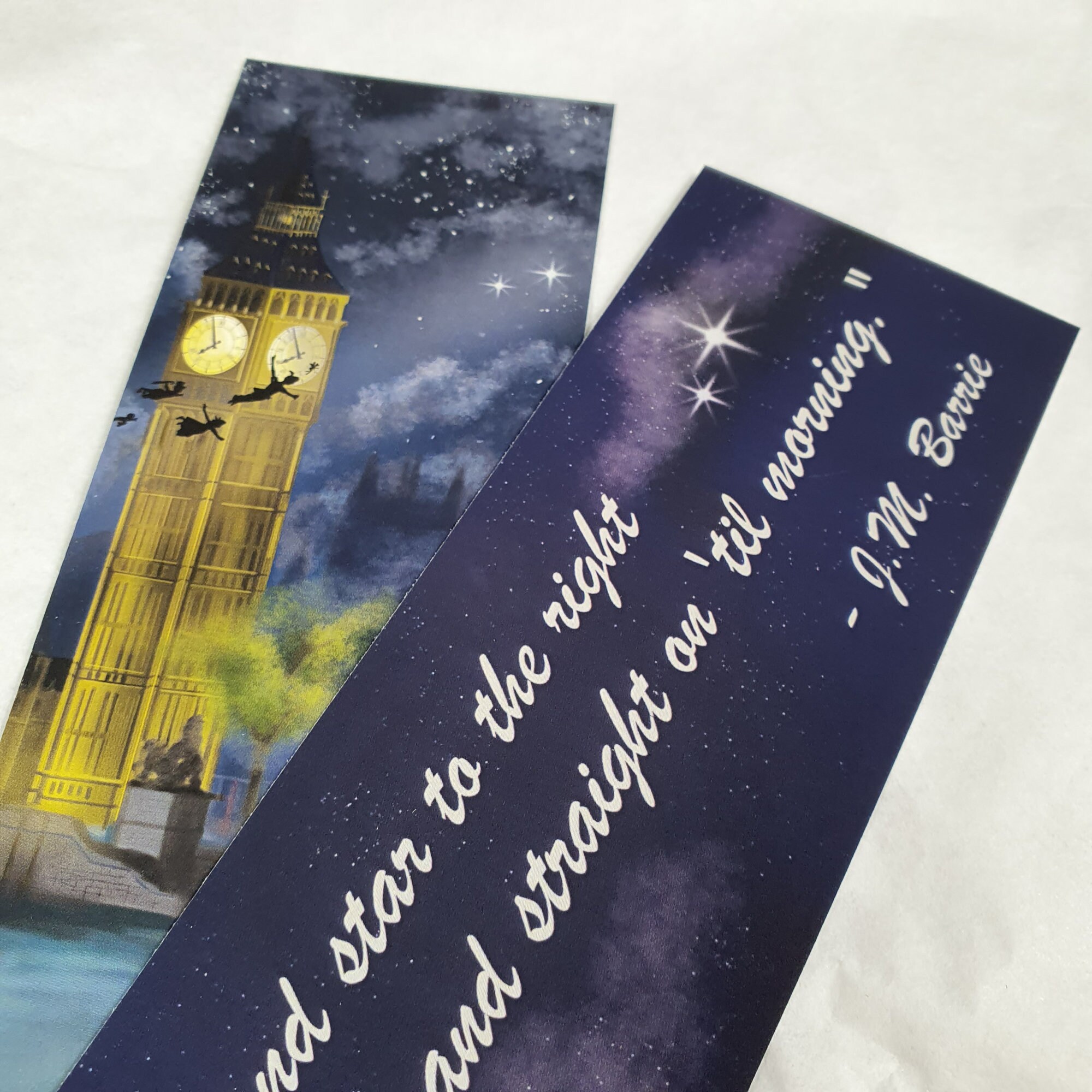 Peter Pan Bookmark, Bookmark, Art Bookmark, Stationary, Digital Art ...