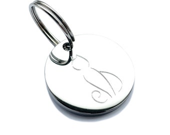 Gotags Personalized Cat Tag With Moon, Stars and Crystals Stainless ...