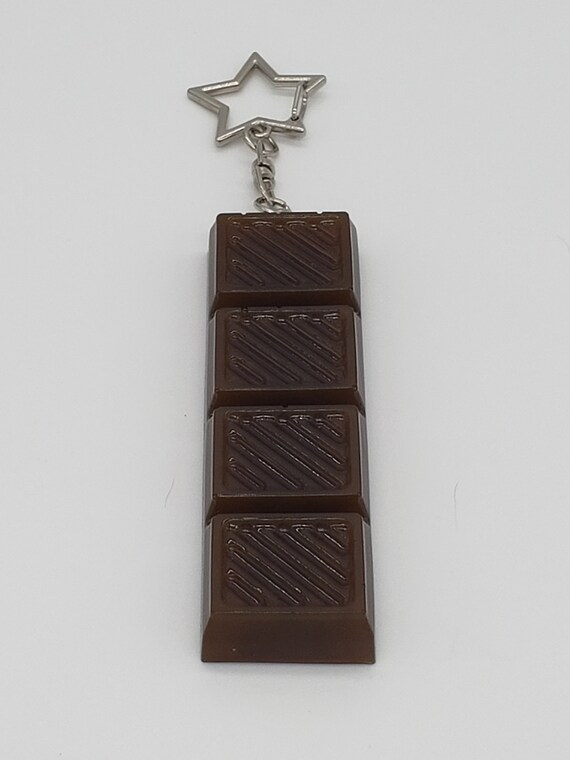 Chocolate Bar Keychain | Etsy