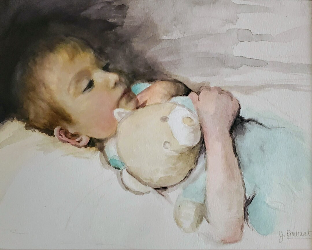 Custom Child Portrait, Watercolor Child Painting, Paint My Photo, - Etsy