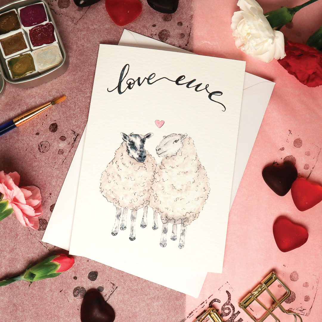 Love Ewe Valentines Cards / Valentines. / Galentines / Love / Ewe ...