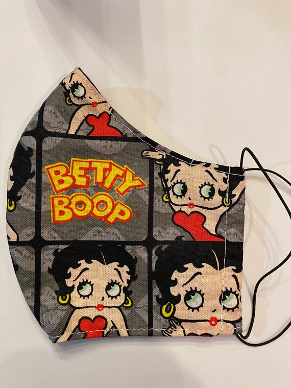Betty Boop Face Mask Etsy