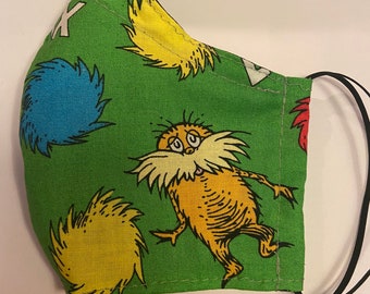 The Lorax Face Mask | Etsy