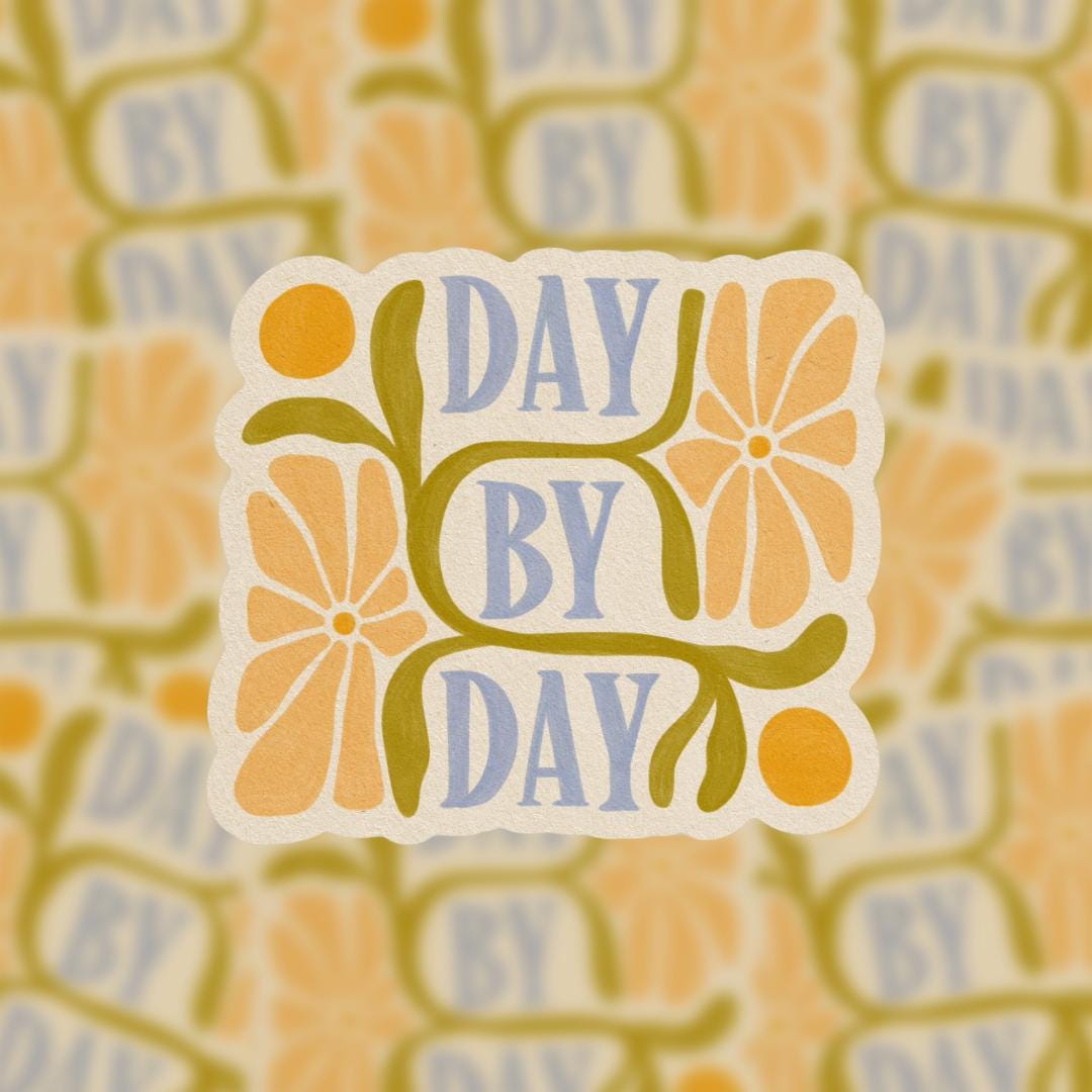 Day by Day - Vinyl Sticker - Etsy