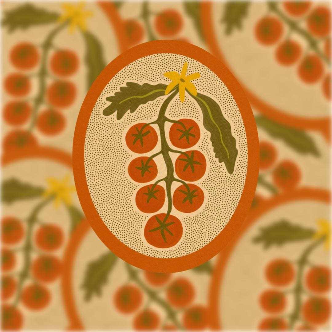 Tomato Vine — Tomatoes Vinyl Sticker - Etsy