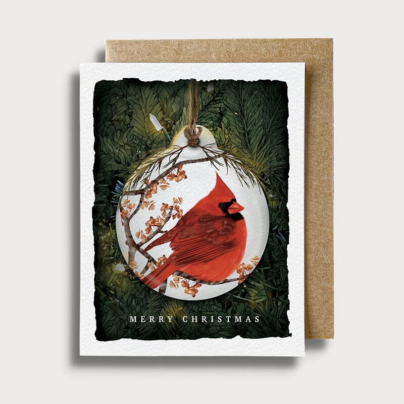Cardinal Card - Etsy