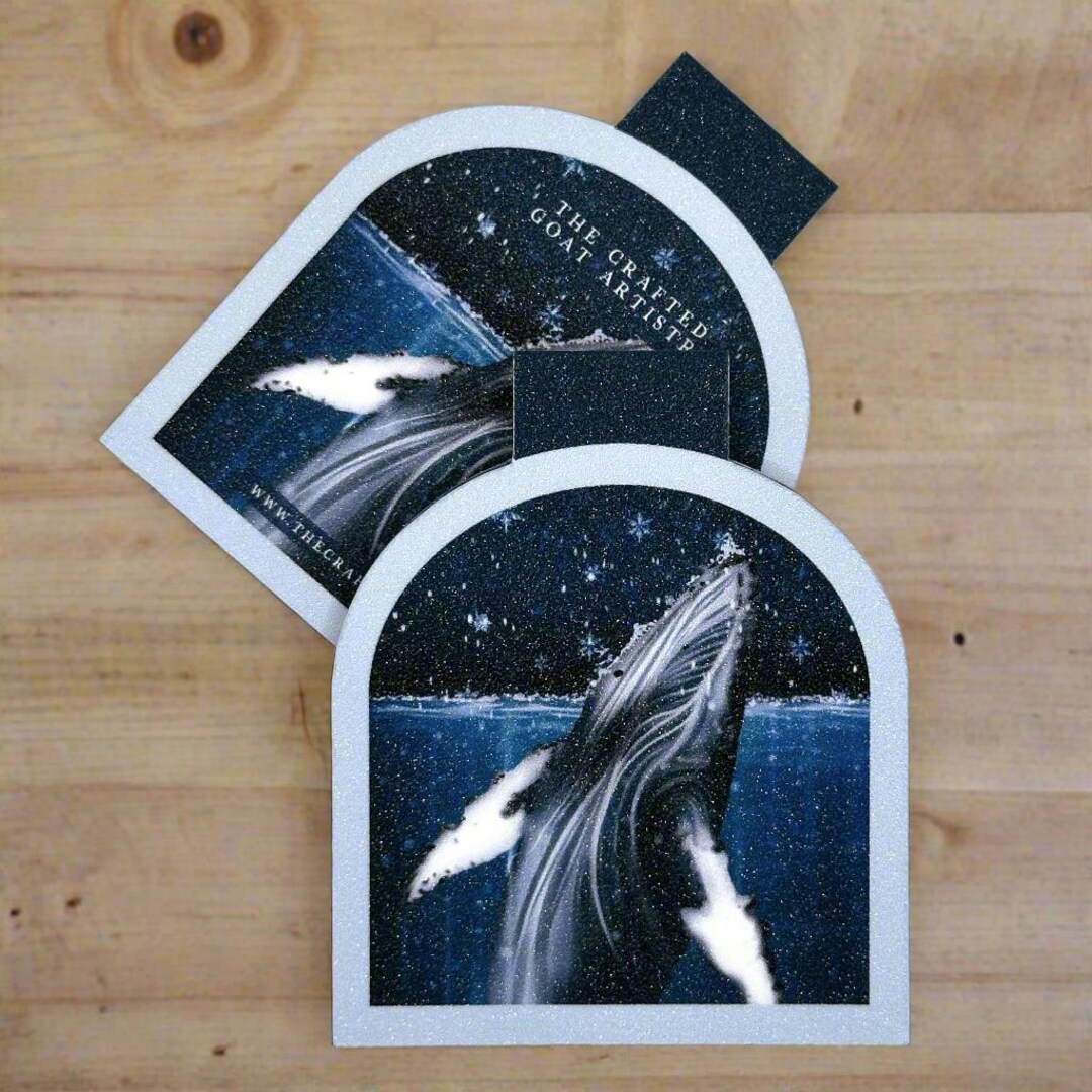 Magnetic Humpback Whale Bookmark Whale Gift Humpback Whale Artwork ...