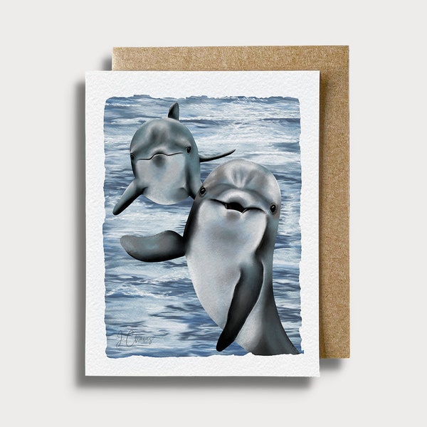 Dolphin Greeting Cards - Etsy