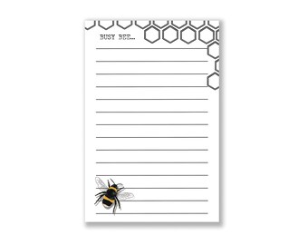 Bumble Bee Notepad | Etsy