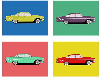 Classic Car Note Card Vintage Car Automobile Note Card Car Lovers ...