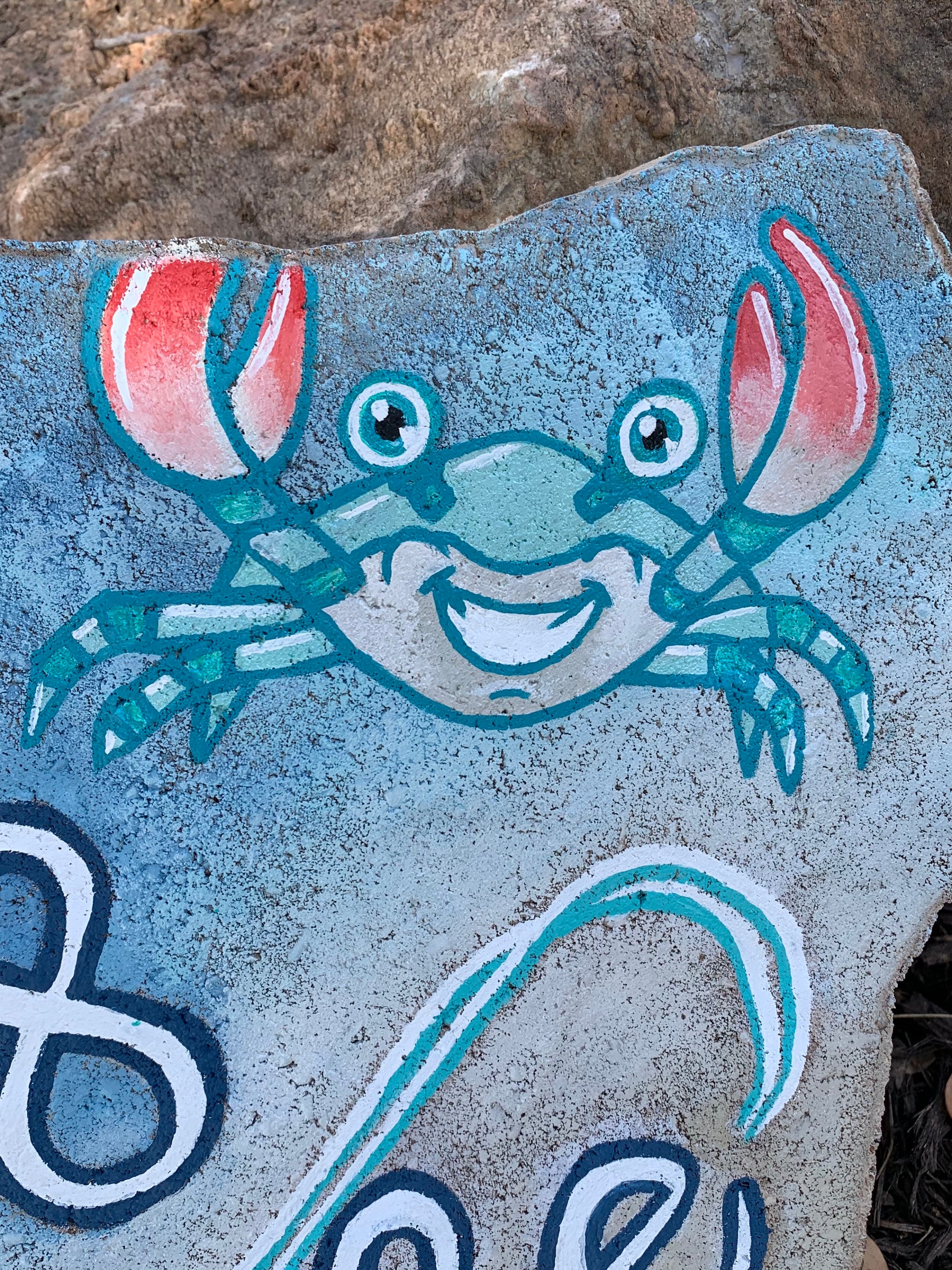 Custom Hand Painted Address Stone - Etsy