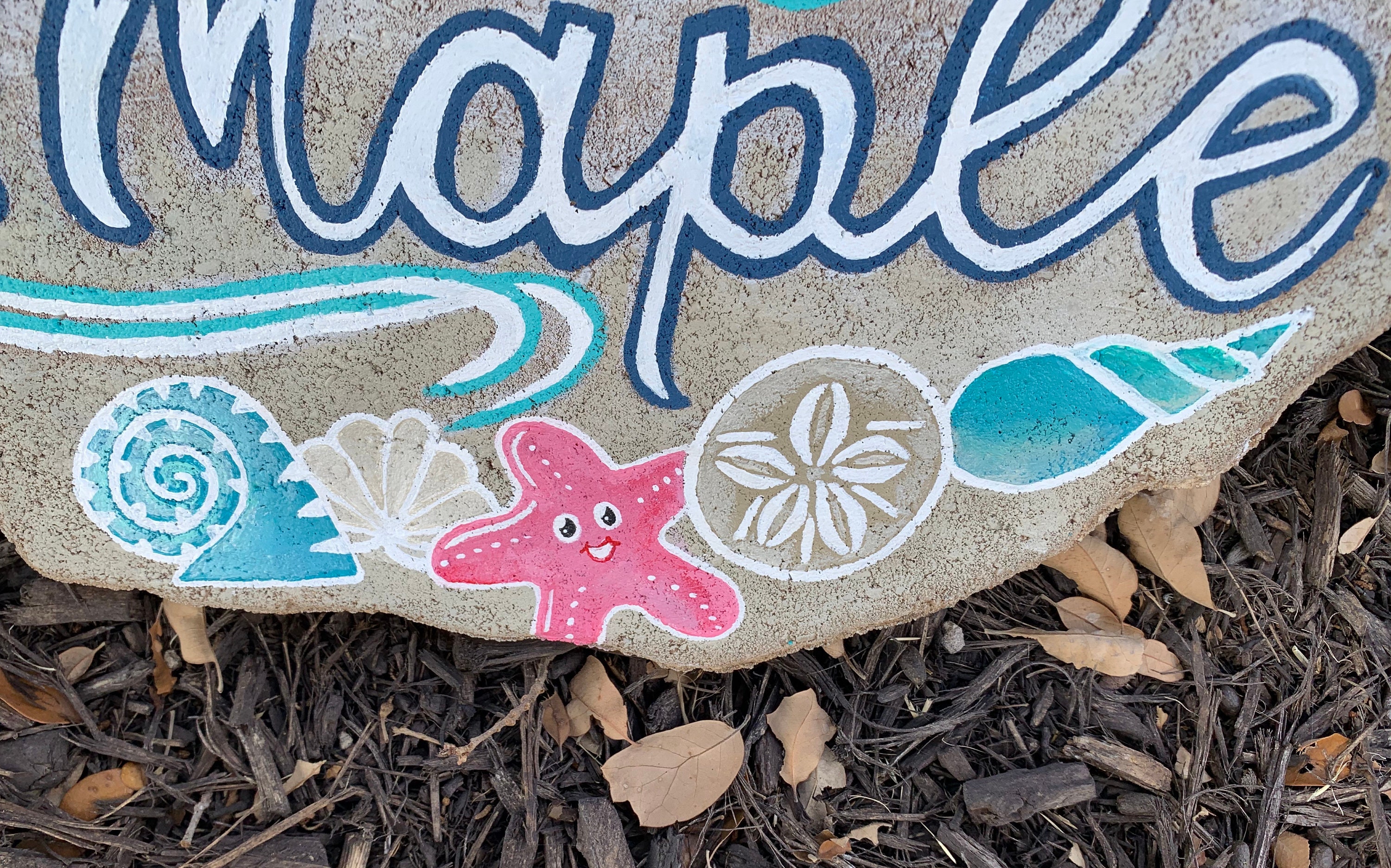 Custom Hand Painted Address Stone - Etsy