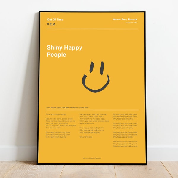 Shiny Happy People - Etsy