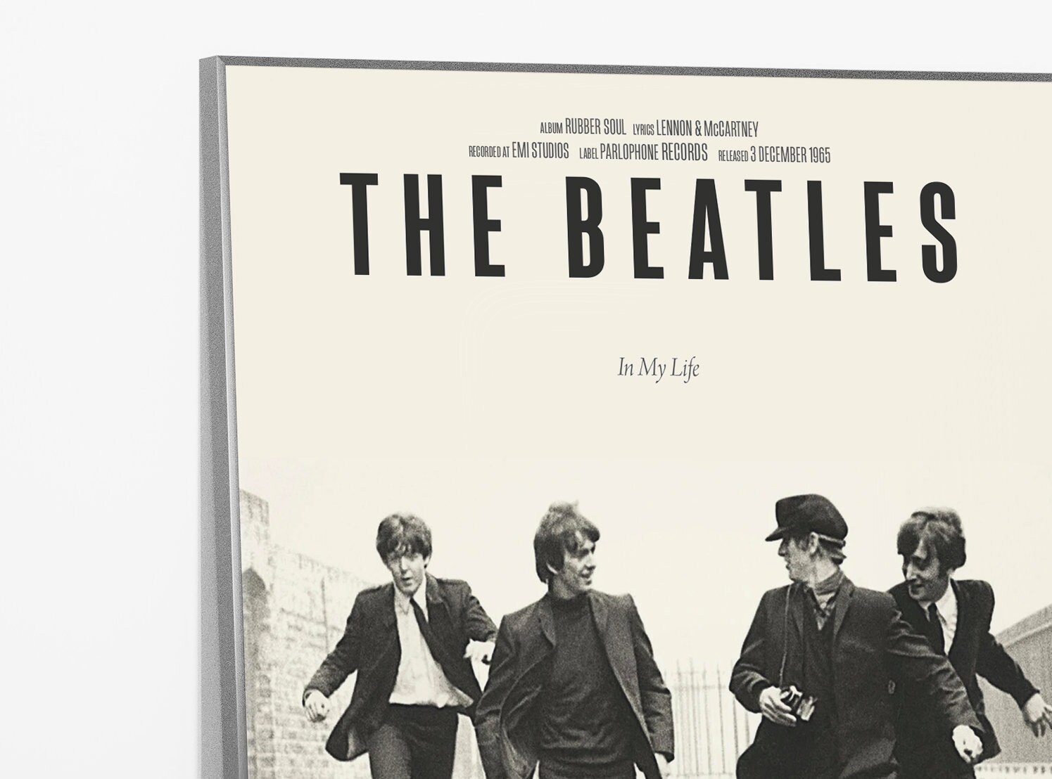 A3 Music Poster - Song Lyric Print - the Beatles - in My Life - Etsy