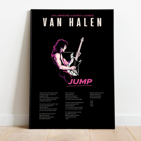 Van Halen Posters - Etsy