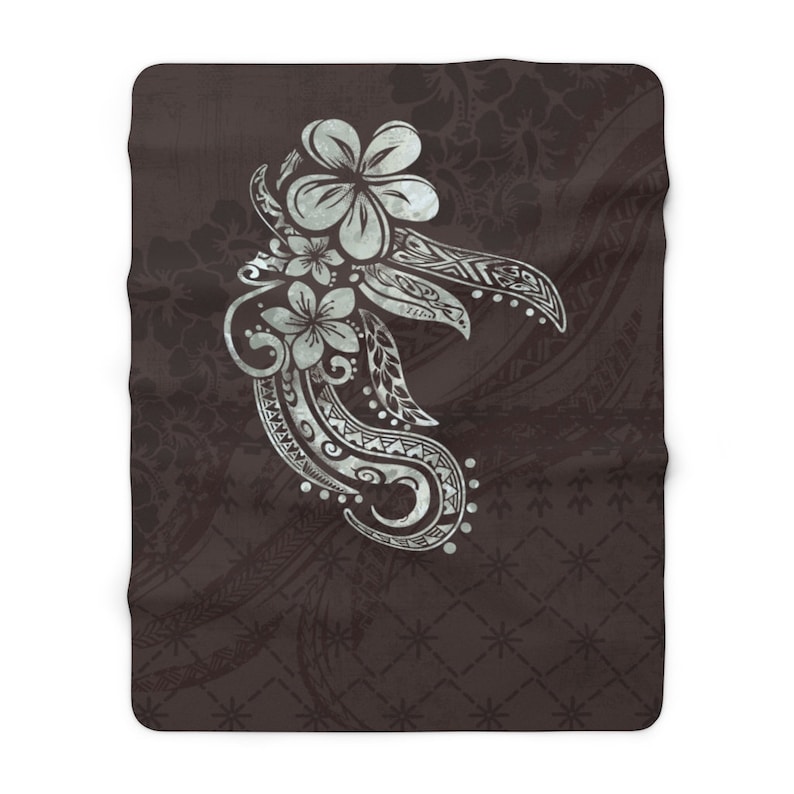Samoan Malu Design Polynesian Tribal Sherpa Fleece Blanket - Etsy