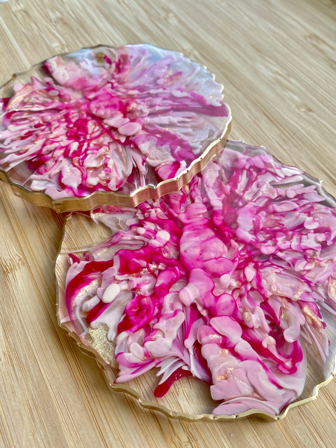 Two Sided Epoxy Coasters epoxy Resin Coasters heat Resistance gifts for ...