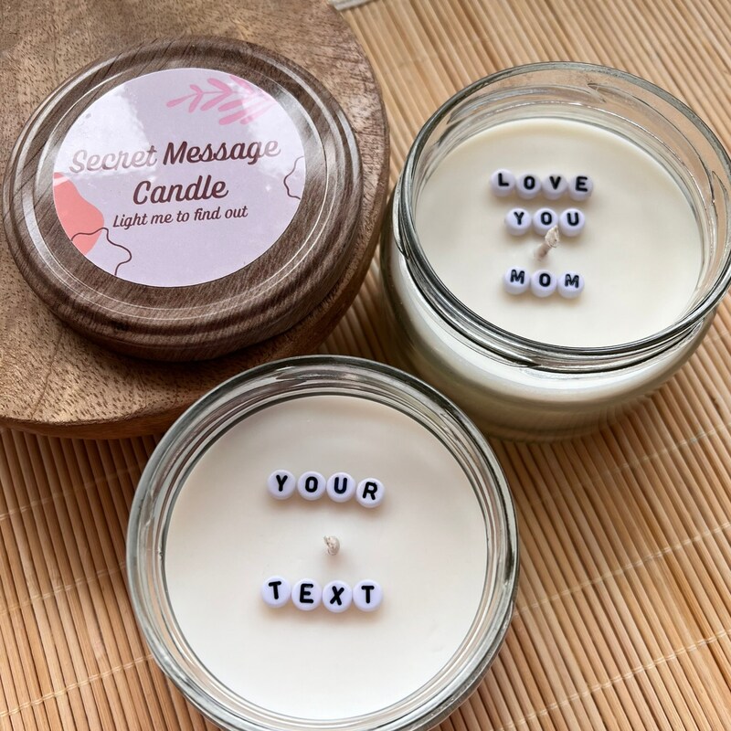 Candles With Message - Etsy