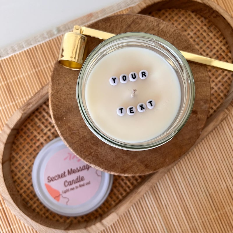 Candles With Message - Etsy