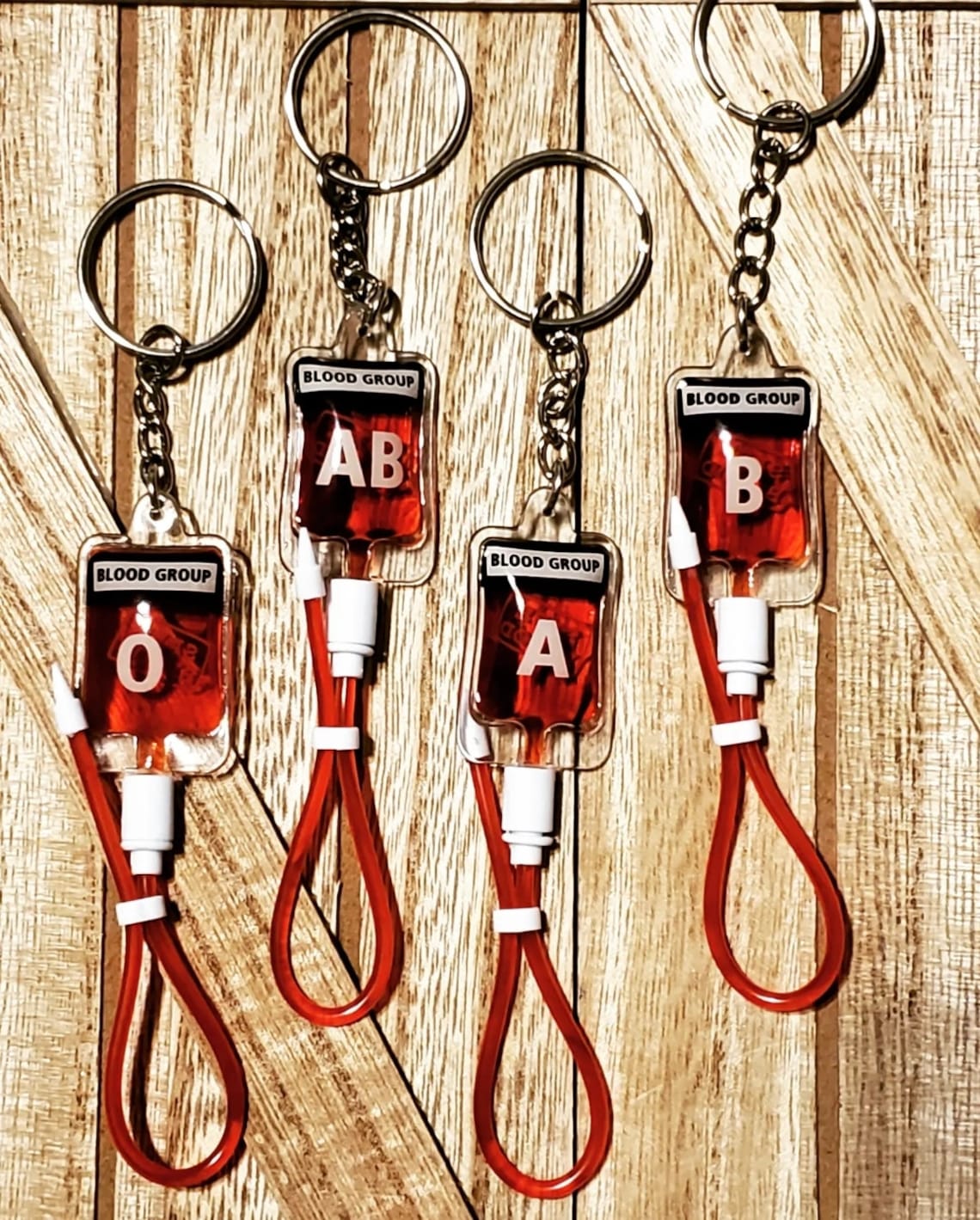 Squishy Blood Bag Keychains - Etsy