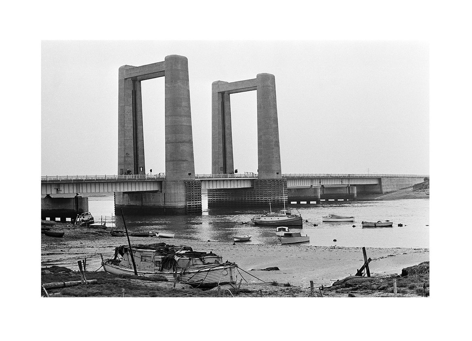 The Kingsferry bridge from the Isle of Sheppey to Kent | Etsy