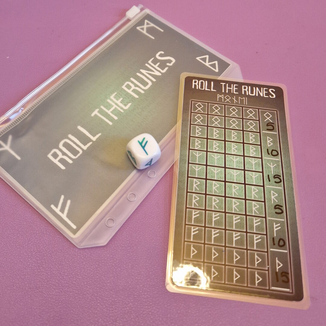 Roll the Runes Savings Challenge - Etsy UK