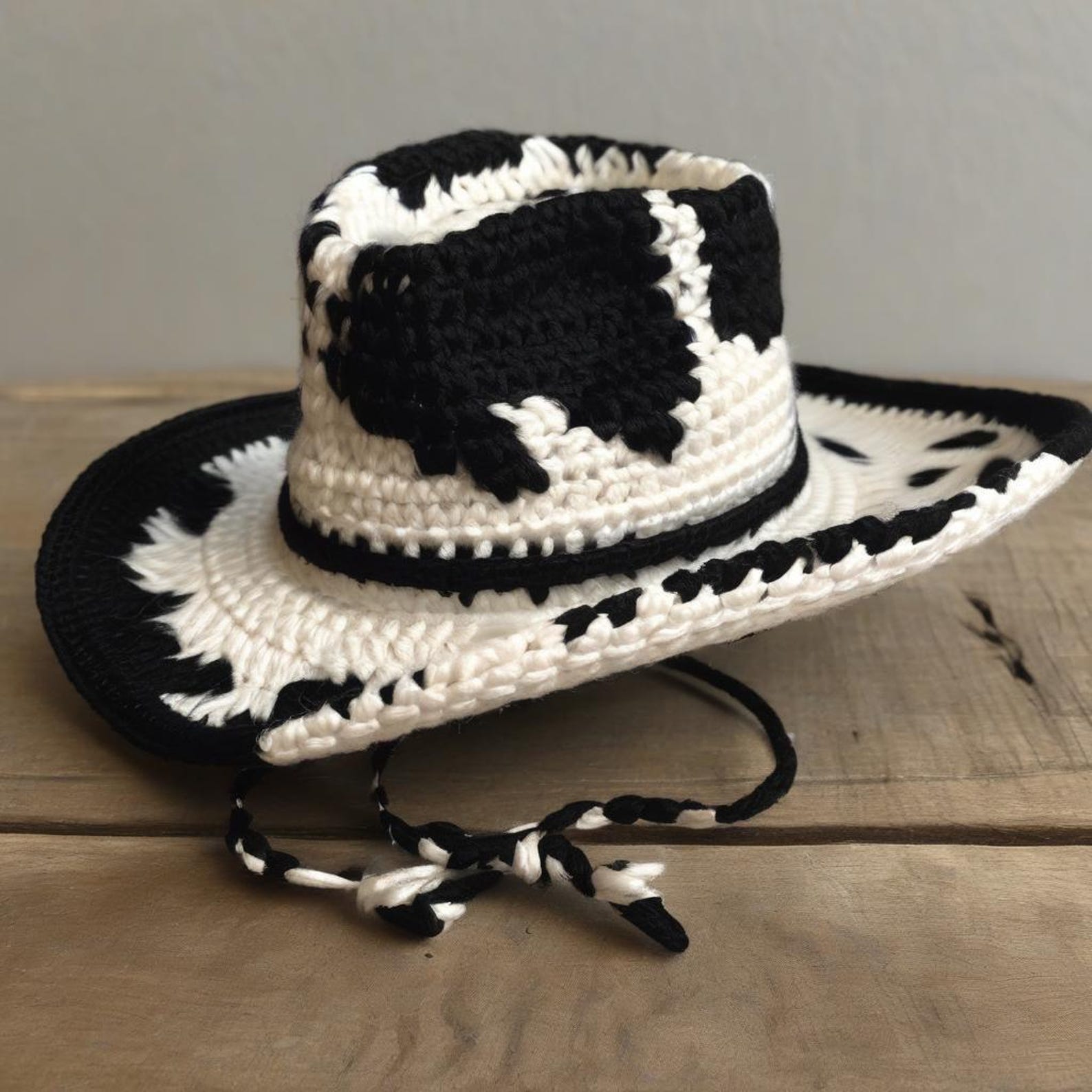 Mini Cow-print Cowboy Hat PATTERN - Etsy