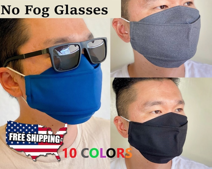 3D Formal Mask for Work No Fog Design Japanese Cotton Linen Silk USA ...