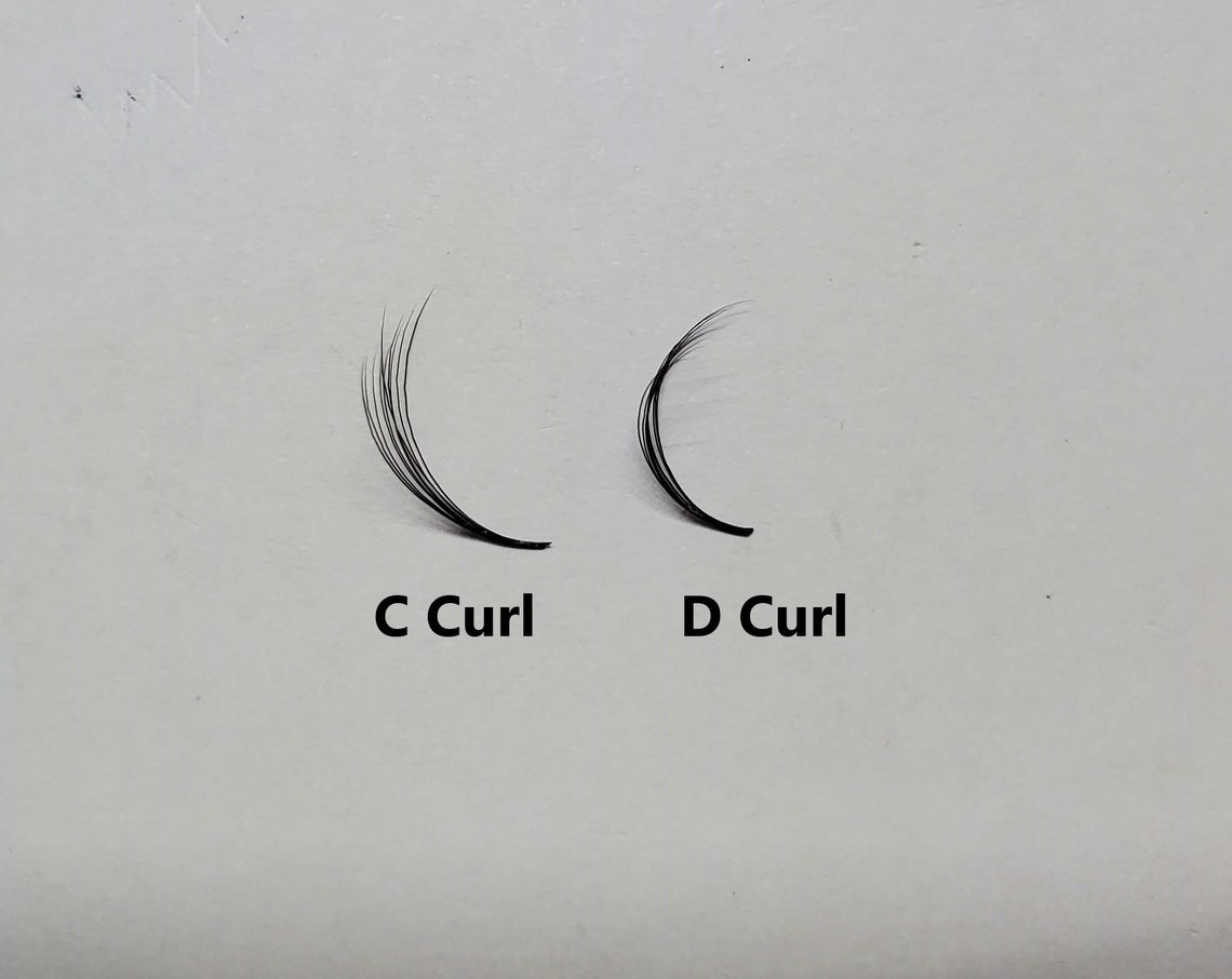 1000 Premade 8D 9D 10D Mega Volume Loose Fans 0.07 C D Curl. | Etsy