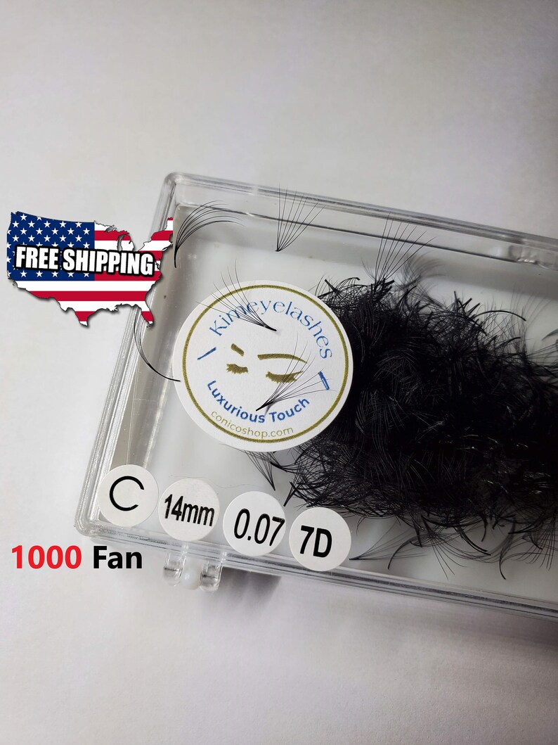 1000 Premade Volume Fans 10D 9D 8D 7D 6D 5D 4D Lashes Mink .07 - Etsy