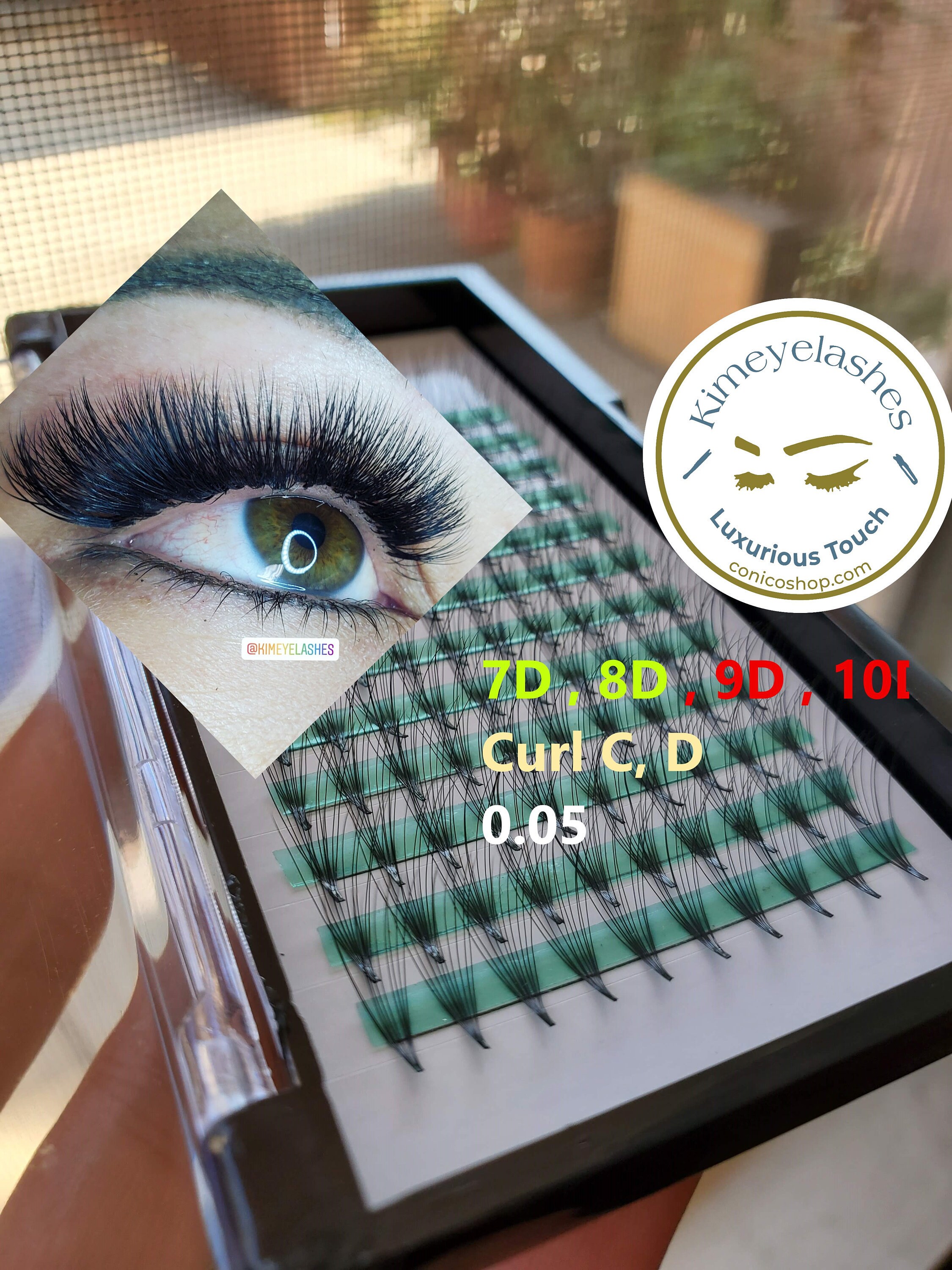 7D 8D 9D 10D 0.05 C and D Curl. Premade Mega Volume Fans. - Etsy