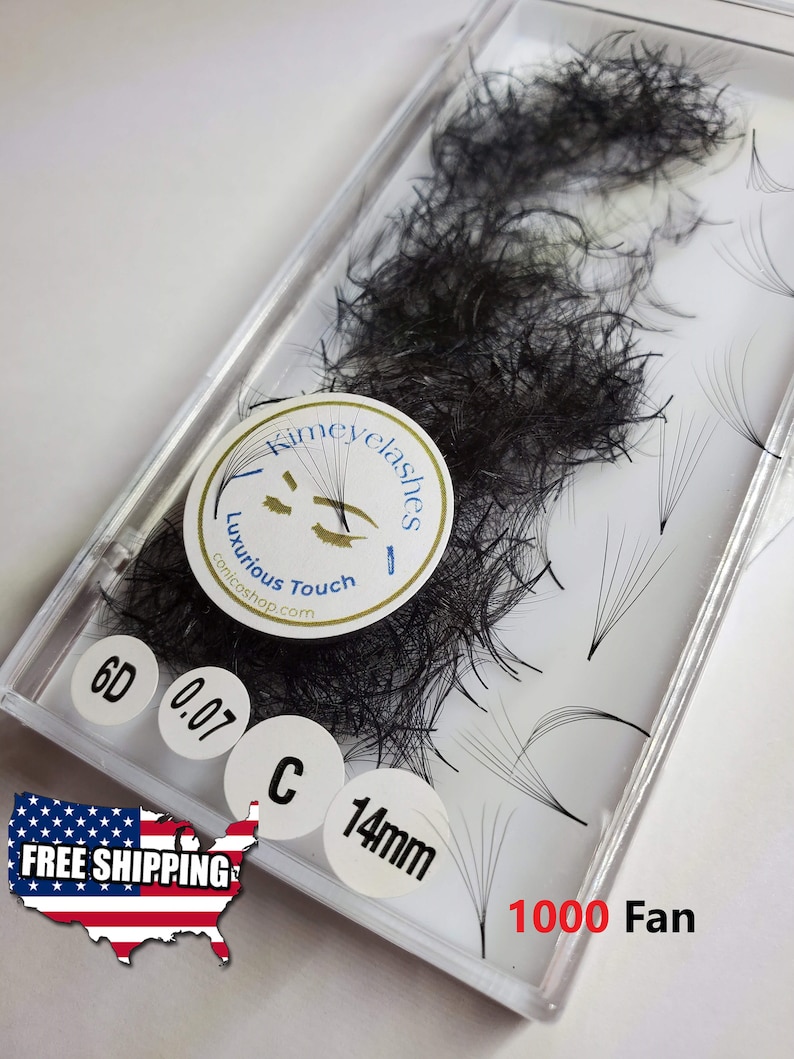 1000 Premade Volume Fans 10D 9D 8D 7D 6D 5D 4D Lashes Mink .07 - Etsy
