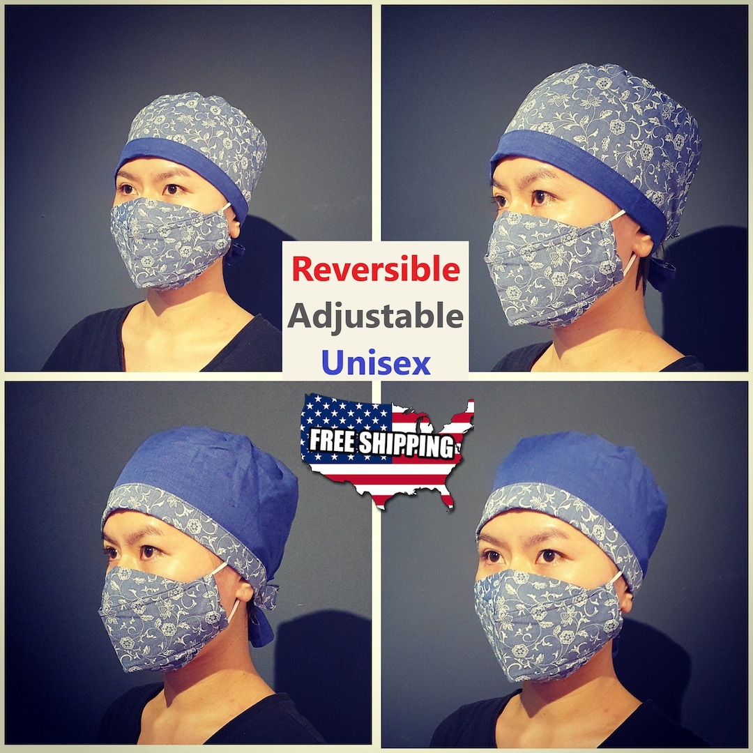 Surgical Scrub Caps Reversible Surgery for Men Women Doctor Pediatric ...