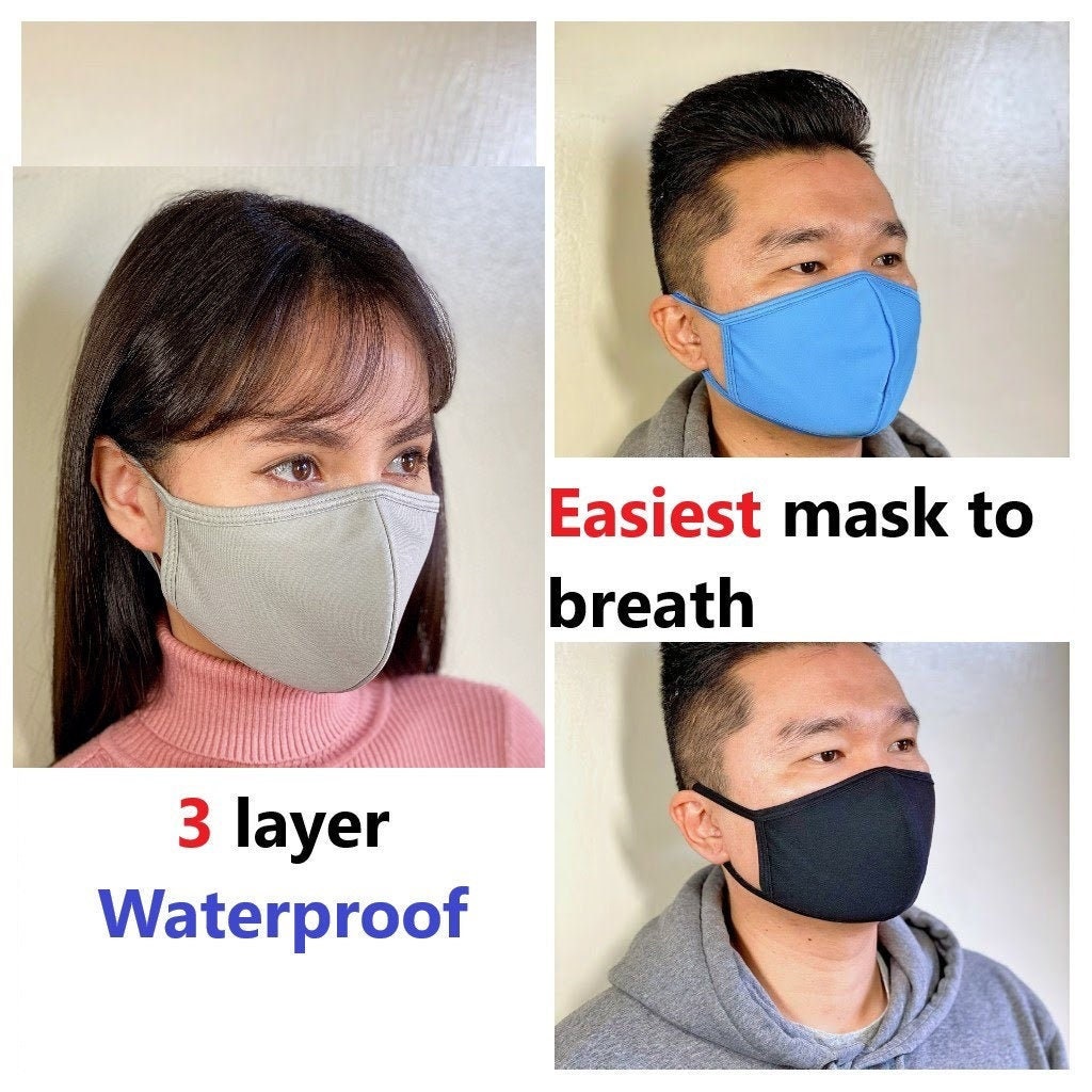 10 PACK SALE Soft Neutral Face Mask 3 Layers Snuggle Design | Etsy