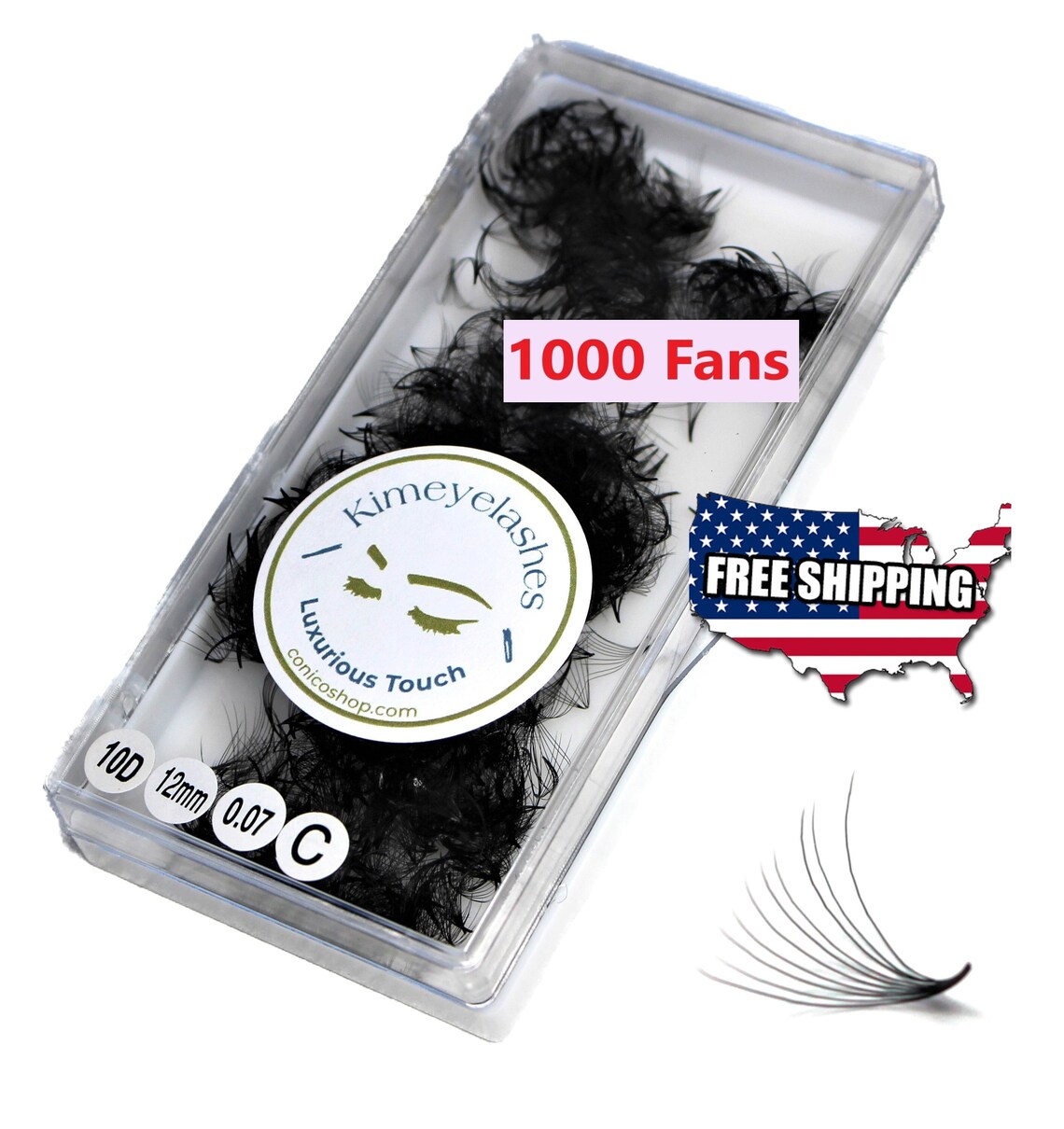 1000 Premade Fans 4D 5D 6D 7D Mega Volume Loose Fans C D - Etsy