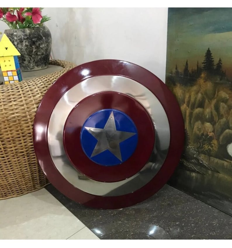 Winter Soldier Captain America Shield Metal Prop Replica Shield ...