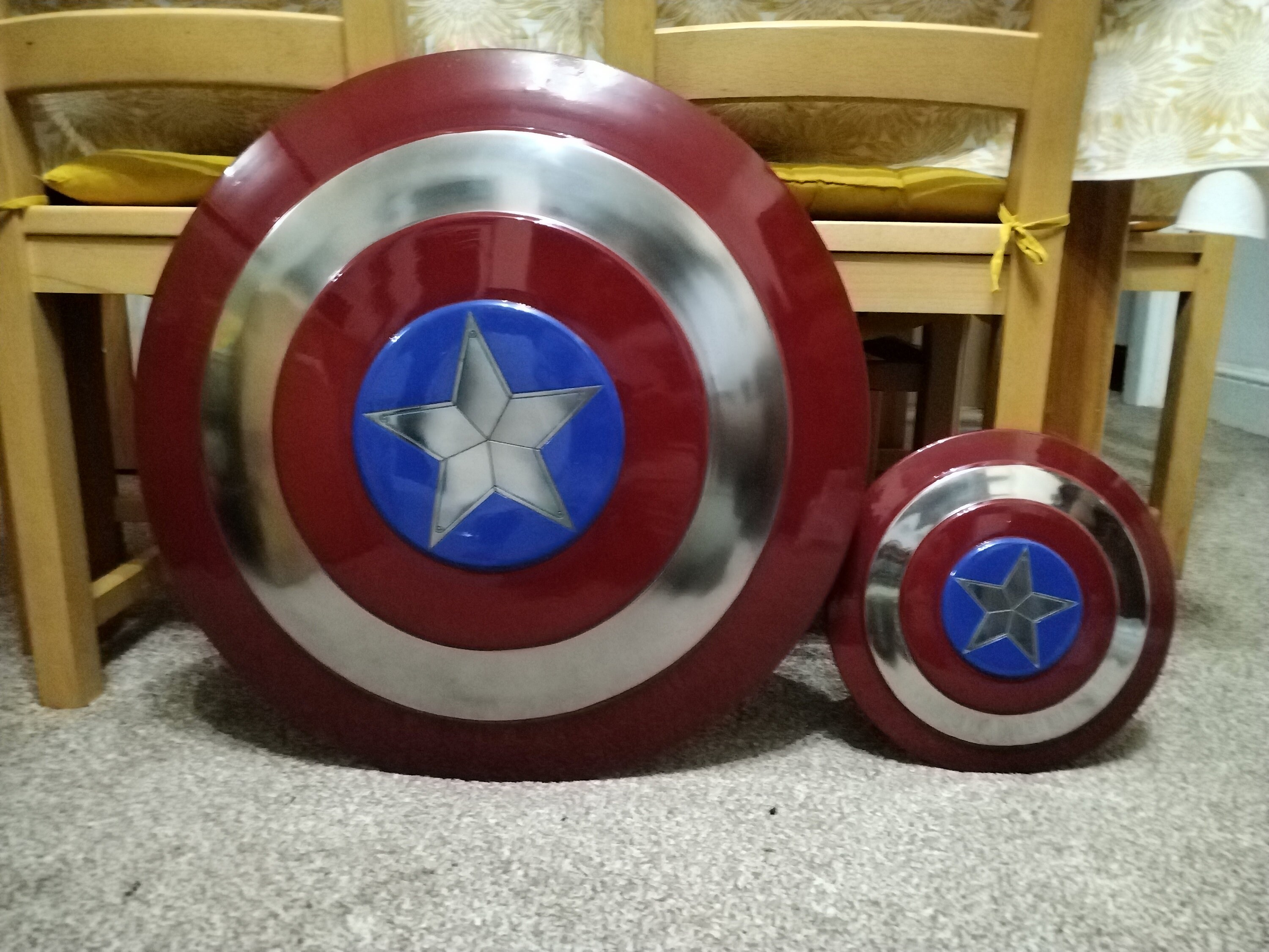 Winter Soldier Captain America Shield Metal Prop Replica Shield ...