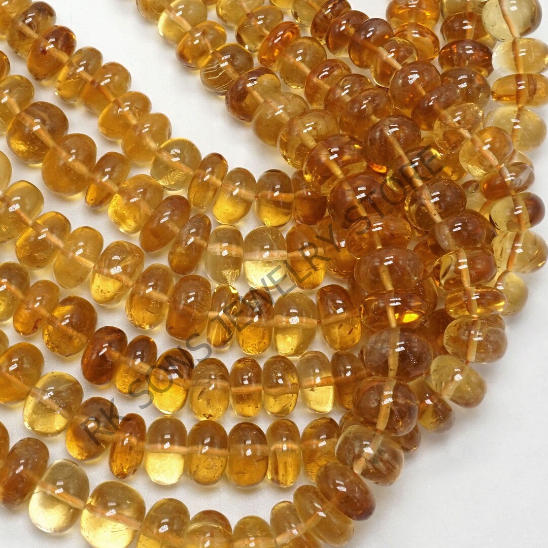 Extremely Rare Natural Citrine Beads, High Quality Natural Citrine ...